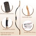 AME Longbow and Arrow Set for Adults Traditional Recurve Bow Mongolian ...