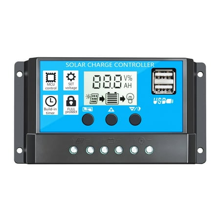 Intelligent Solar Charge Controller PWM Controller Regulator With Dual ...