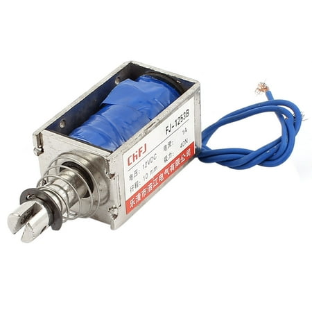 Push Pull Type DIY DC Electromagnet Magnet Solenoid 10mm 40N DC 12V 1A ...