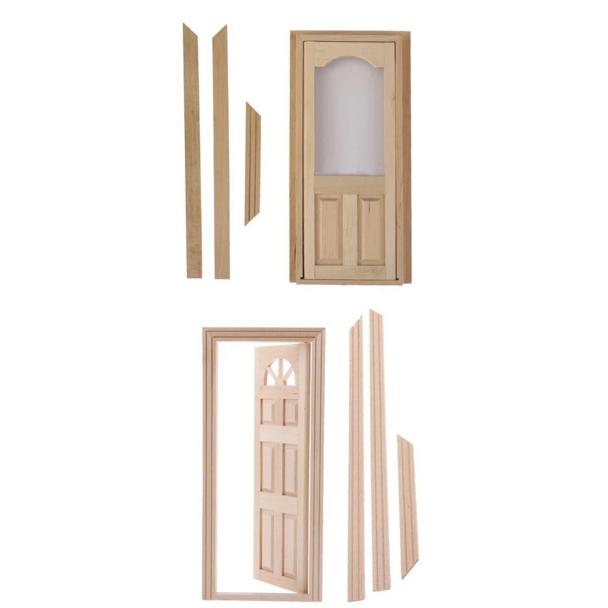 Click here for Yinanstore 2pcs 1/12 Arched Panel Interior Doors &... prices