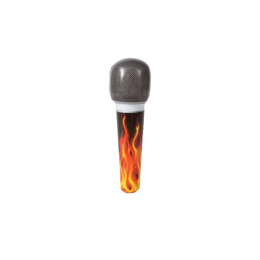 Inflatable Rock Star Microphone, 8 in, 1ct - Walmart.com - Walmart.com