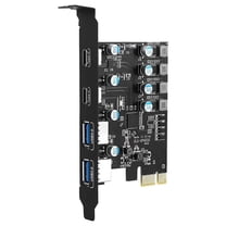 4 Ports PCIE to USB 3.0 Expansion Card PCI Adapter Card for Desktop PC ...