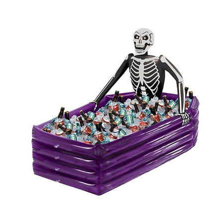 Halloween Skull Skeleton Inflatable Serving Buffet Bar Beverage Ice ...