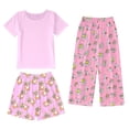 Bjutir Toddler Girls Outfit Set Dog Print Short Sleeve Crew Neck Tops ...