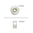 HimaPro 144 White Prewound Bobbins for Sewing and Embroidery Machines ...