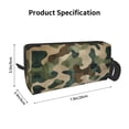 Makeup Bag For Purse Camouflage Pattern Water-Resistant Make Up Pouch ...