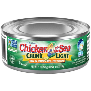 Crown Prince Natural Chunk Light Yellowfin Tuna In Spring Water, 5 oz ...