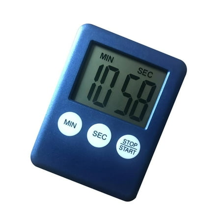 Digital Timer Clock Electric Time Reminder Countdown Cooking Stopwatch ...