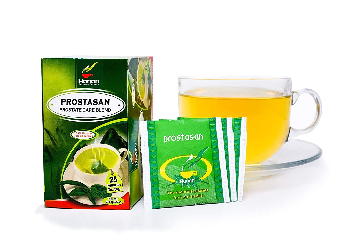 Hanan Peruvian Secrets Prostasan Herbal Tea 100 Natural Prostate