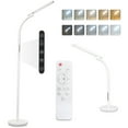 2 in 1 Adjustable LED Floor & Desk Lamp with Timer, 5 Brightness ...