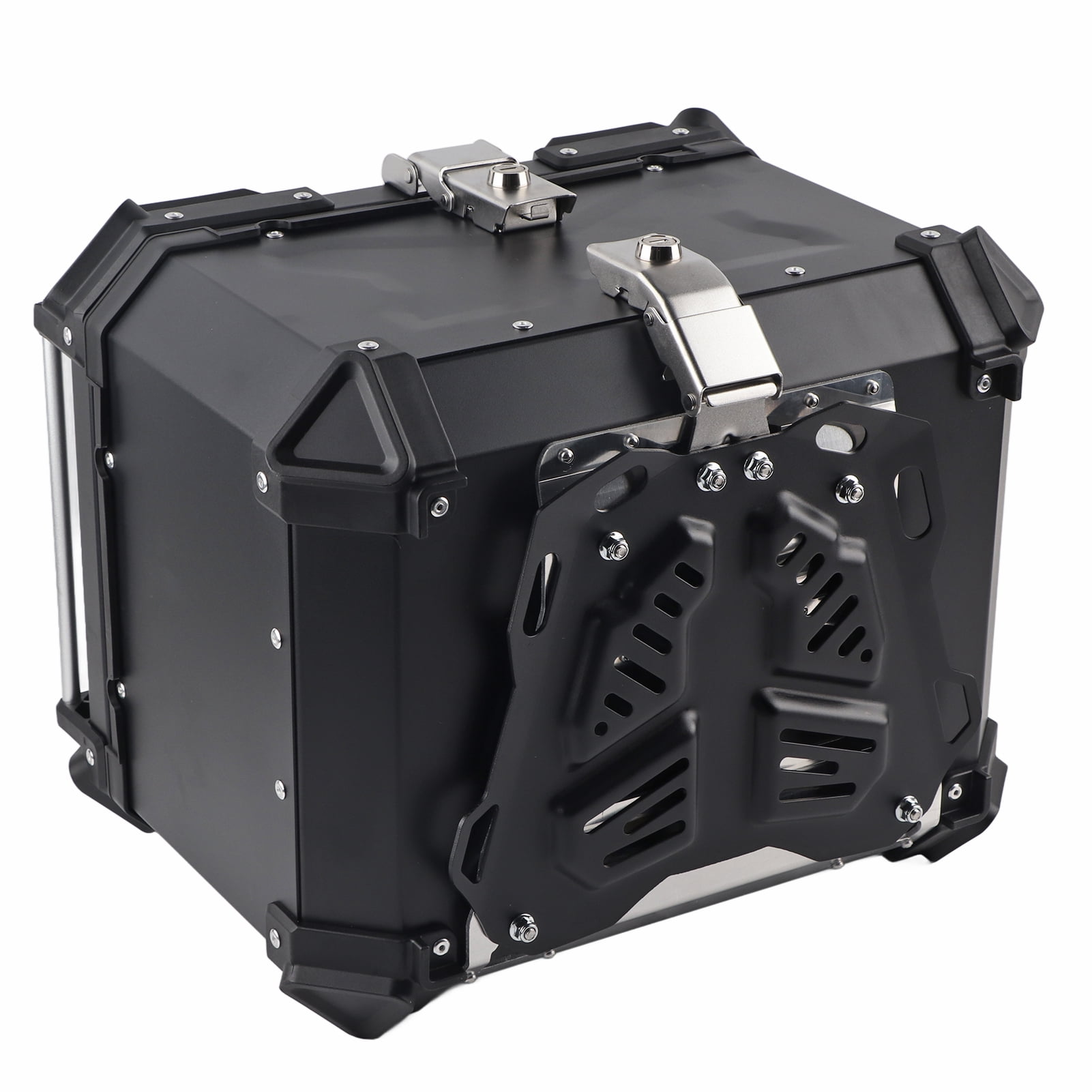 Caja De Almacenamiento Para Moto Universal Black 45L Motorcycle ...