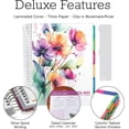 8.5x11 Daily Weekly Monthly Organizers with 7 Periods, Pocket Folder ...