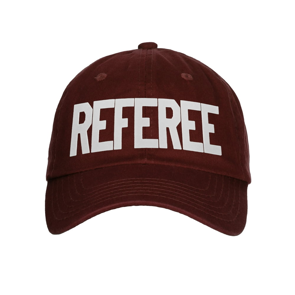 Classic Referee Hat Premium Cotton Low Profile Unstructured Adjustable ...