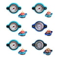 0.9/1.1/1.3bar Car Truck Modification Radiator Cap Temperature Gauge ...