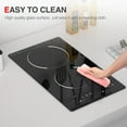 QTYANCY Induction Cooktop, 12 inch Built-in Electric Stove, LED Sensor ...