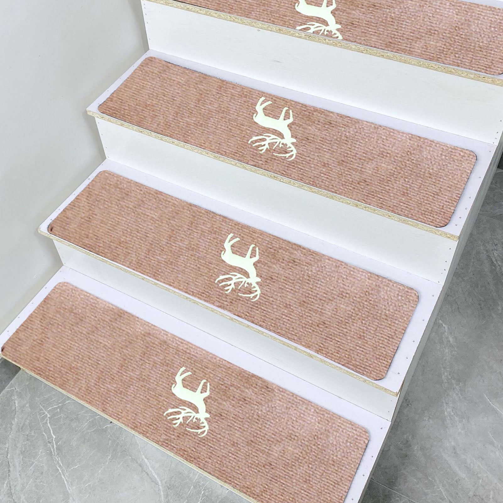 UDIYO Stair Treads Stair Step Mat, Easy to Install Runner Rugs ...