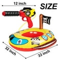 10Leccion Pirate Ship Inflatable Toddler Pool Float with Water Gun ...