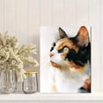 Calico Cat Watercolor Canvas Print Wall Art for Living Room Bedroom ...