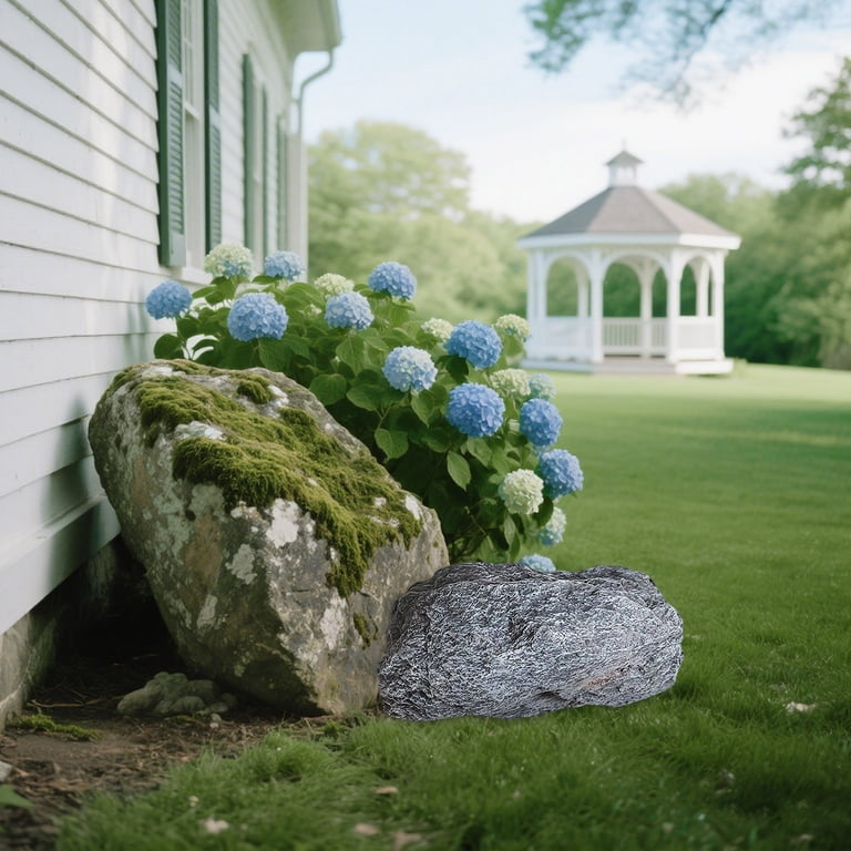 PU Foam Decorative Stone Faux Rock Septic Cover , 13x9inch PU Foam ...