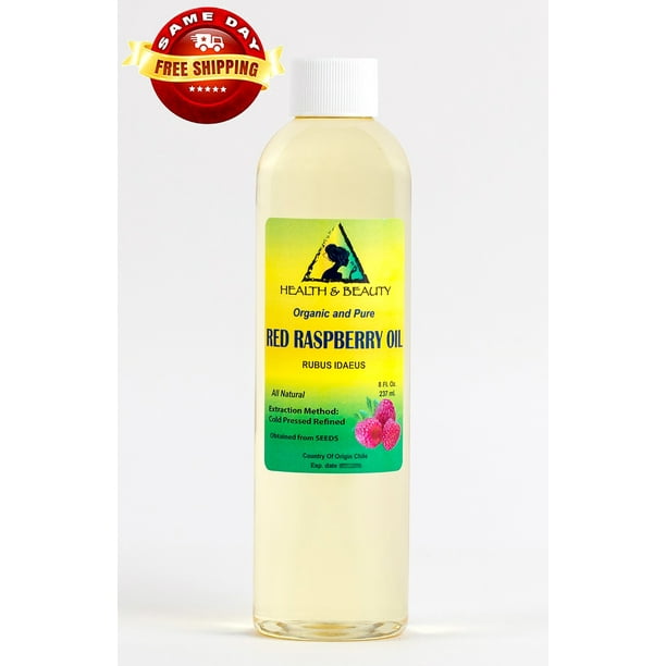 RED RASPBERRY SEED OIL REFINED ORGANIC CARRIER COLD PRESSED 100% PURE 8 ...