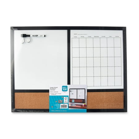 Pen+Gear Combo Printed Dry Erase & Cork Board, 17"x 23" – Walmart ...