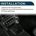 Unique Bargains Gear Shifter Knob with Cover 5 Speed Manual Stick ...