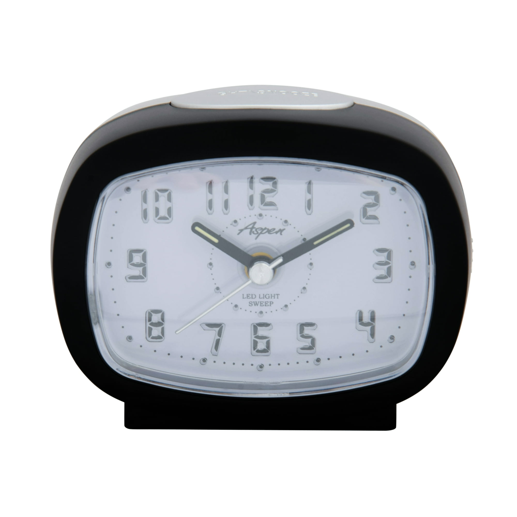 Click here for Aspen Analog Alarm Clock With Snooze & Blue Led Li... prices