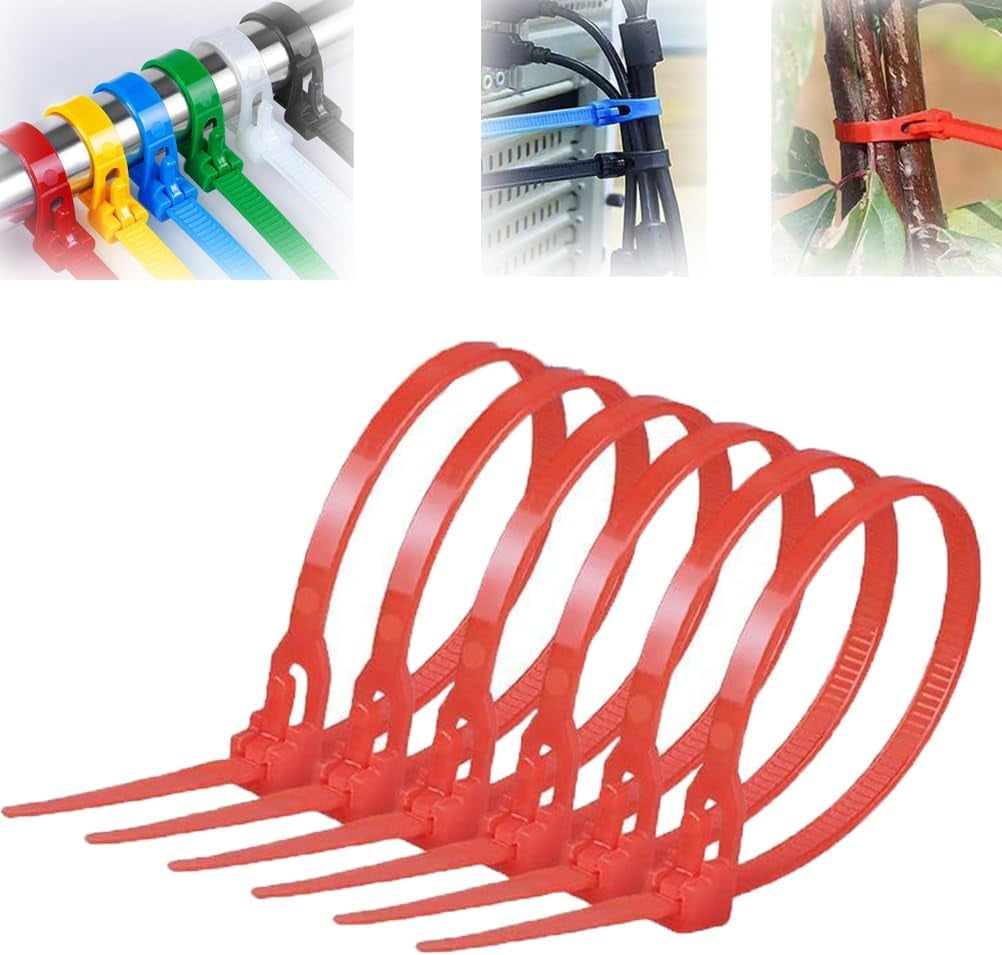 100 bridas para cables de nailon de alta calidad con hebilla ...