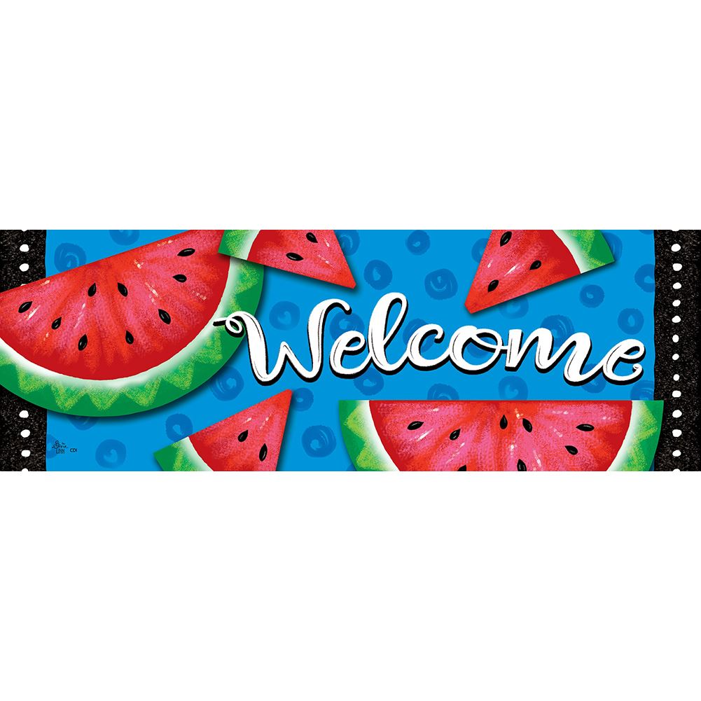 Custom Decor Signature Sign - Welcome Watermelon - Walmart.com