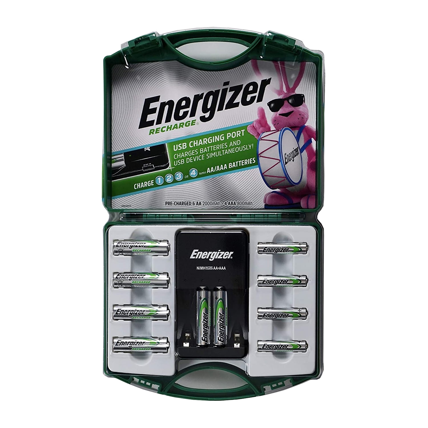 Pilas Recargables Con Cargador Energizer 6 Aa Y 4 Aaa | Bodega Aurrera ...