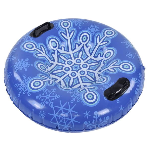 QIILU Inflatable Ski Rings,Snow Tube with Handle PVC 450lbs Load ...