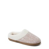 Dearfoams Cozy Comfort Women's Cable Knit Clog Slippers - Walmart.com