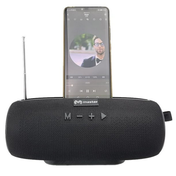Bocina Portatil Bluetooth Inalámbrica Master MS-SPK1 | Bodega Aurrera en línea