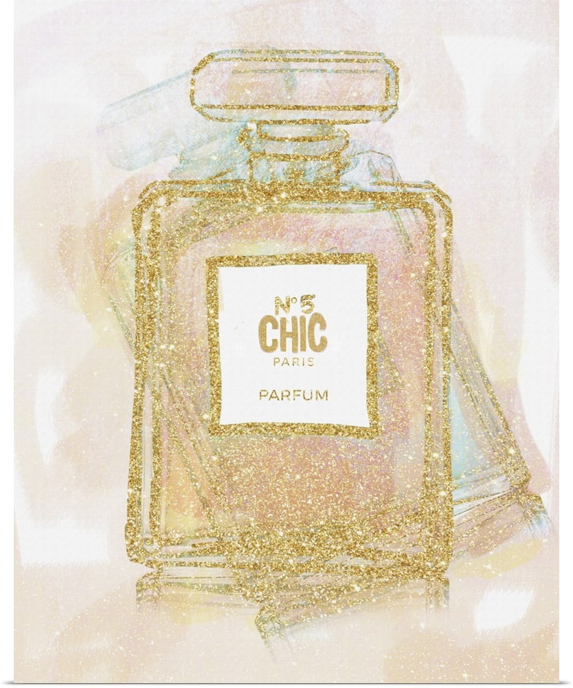Great BIG Canvas | "Chic Bottle I" Art Print - 24x30 - Walmart.com