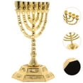 ACDANC Candle Sticks 7 Branches Metal Religious Temple Candle Holder ...