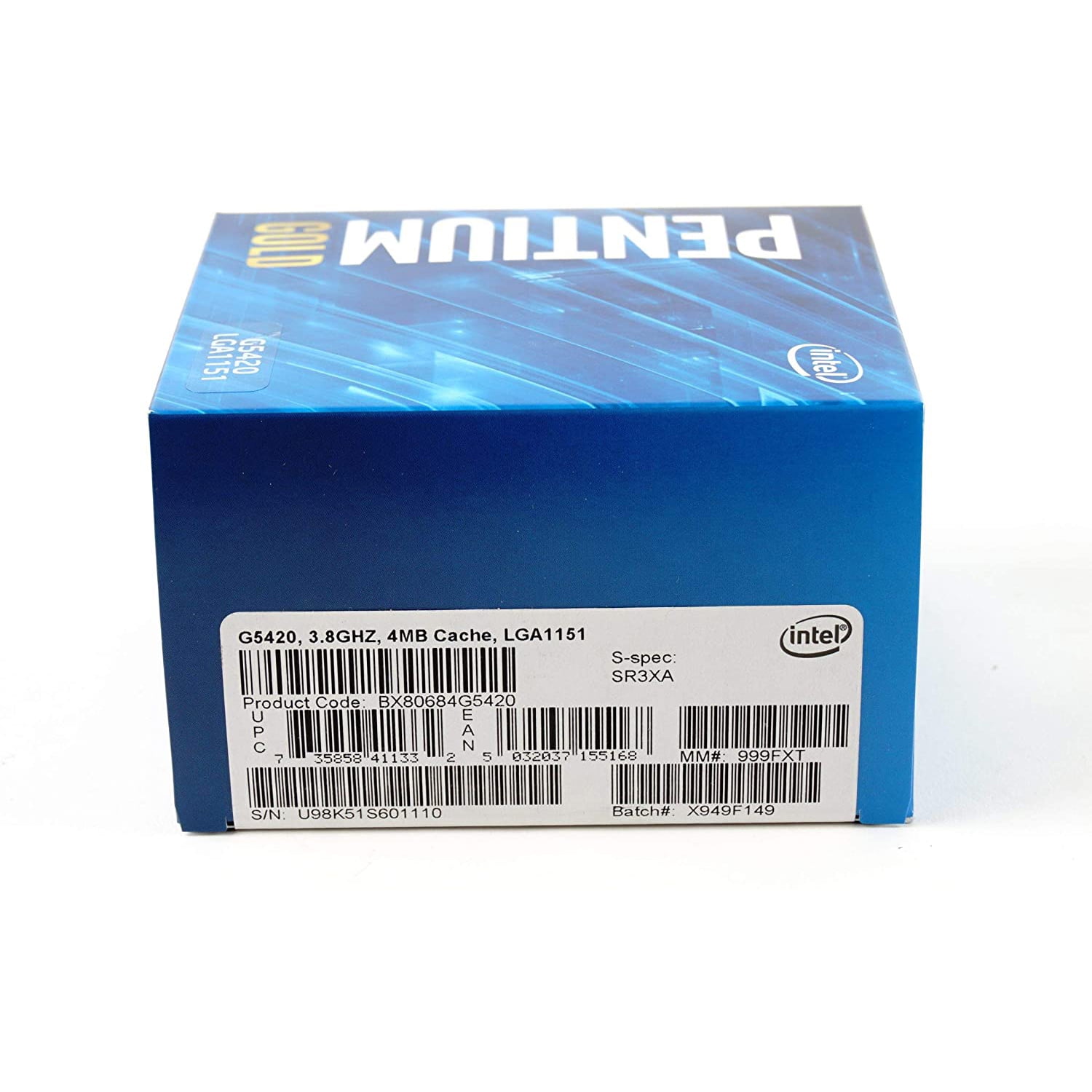 Intel Pentium Gold G5420 3.8 GHz Dual-Core LGA 1151 Processor - Walmart.com