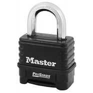 Master Lock 141D 1-9/16" Black Vinyl Cover Brass Padlock - Walmart.com