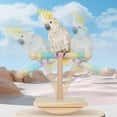 Cheapark Bird Perch Stand Parrot Training Frame，stable safe interaction ...