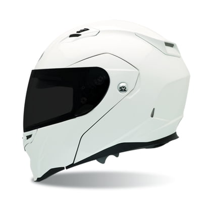 Bell Powersports Revolver EVO Modular Helmet Solid Colors White XXL ...