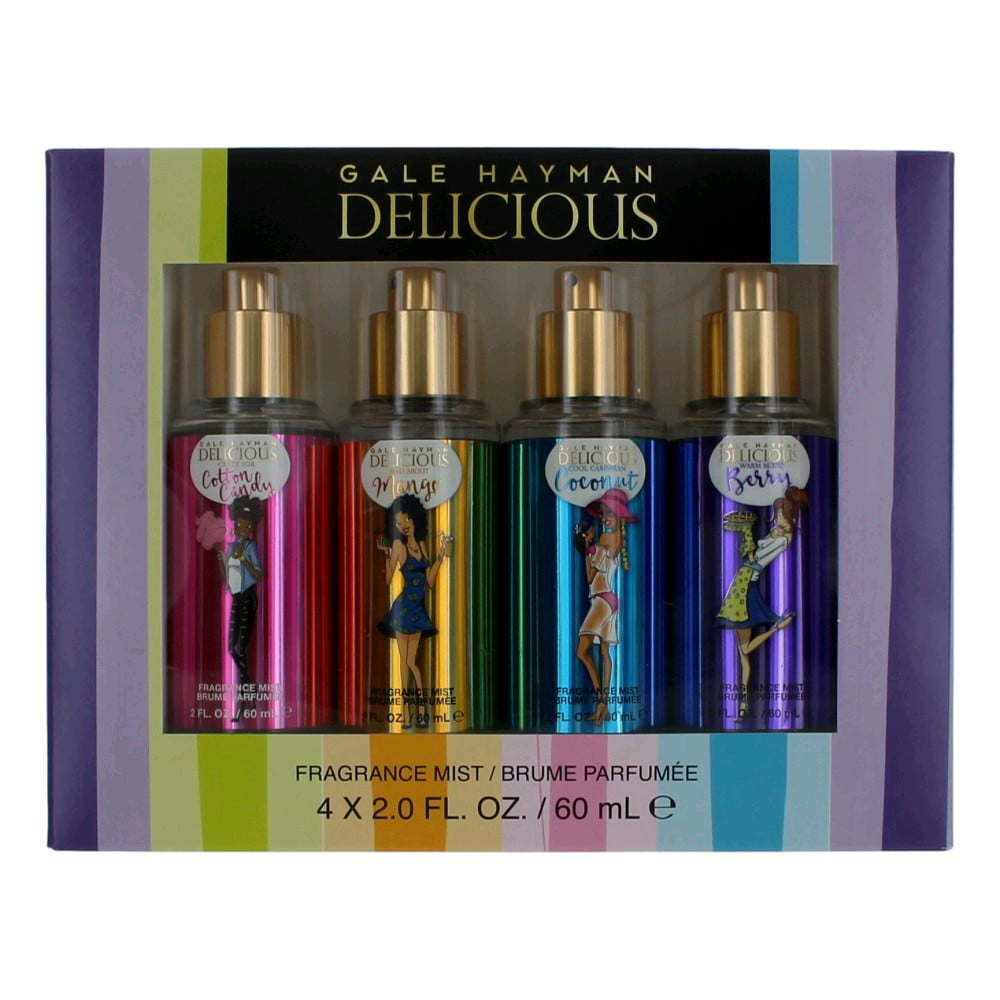 Delicious by Gale Hayman, 4 Piece Fragrance Mist Set for Women ...
