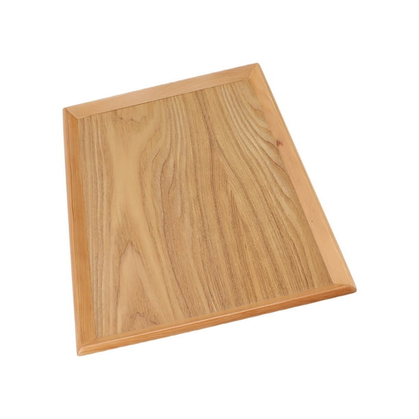 Rectangle Wood Tray Multifunctional Serving Tray for Fruit Food Pizza ...