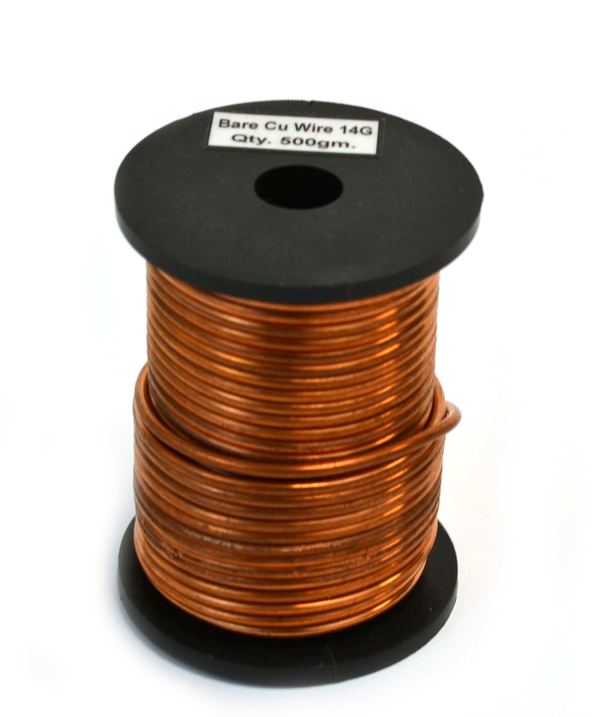 Eisco Labs Copper Wire, Bare, 50ft Reel, 14 SWG (12 AWG) - 0.08" (2.0 ...