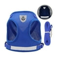 Cooling Dog Harness Reflective Net Chest Strap with Rope Secure Walking ...