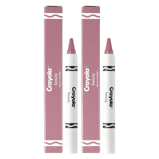 Crayola Lip and Cheek Crayon - Mauvelous - Pack of 2 - 0.07 oz Lipstick ...