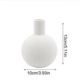 Avdolw Spherical Ceramic Vases Set - Texture Ribbed Design for Home ...