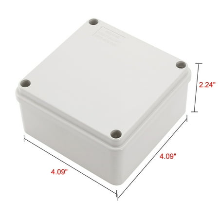 100mm x 100mm x 50mm Electronic ABS Plastic DIY Junction Box Enclosure ...