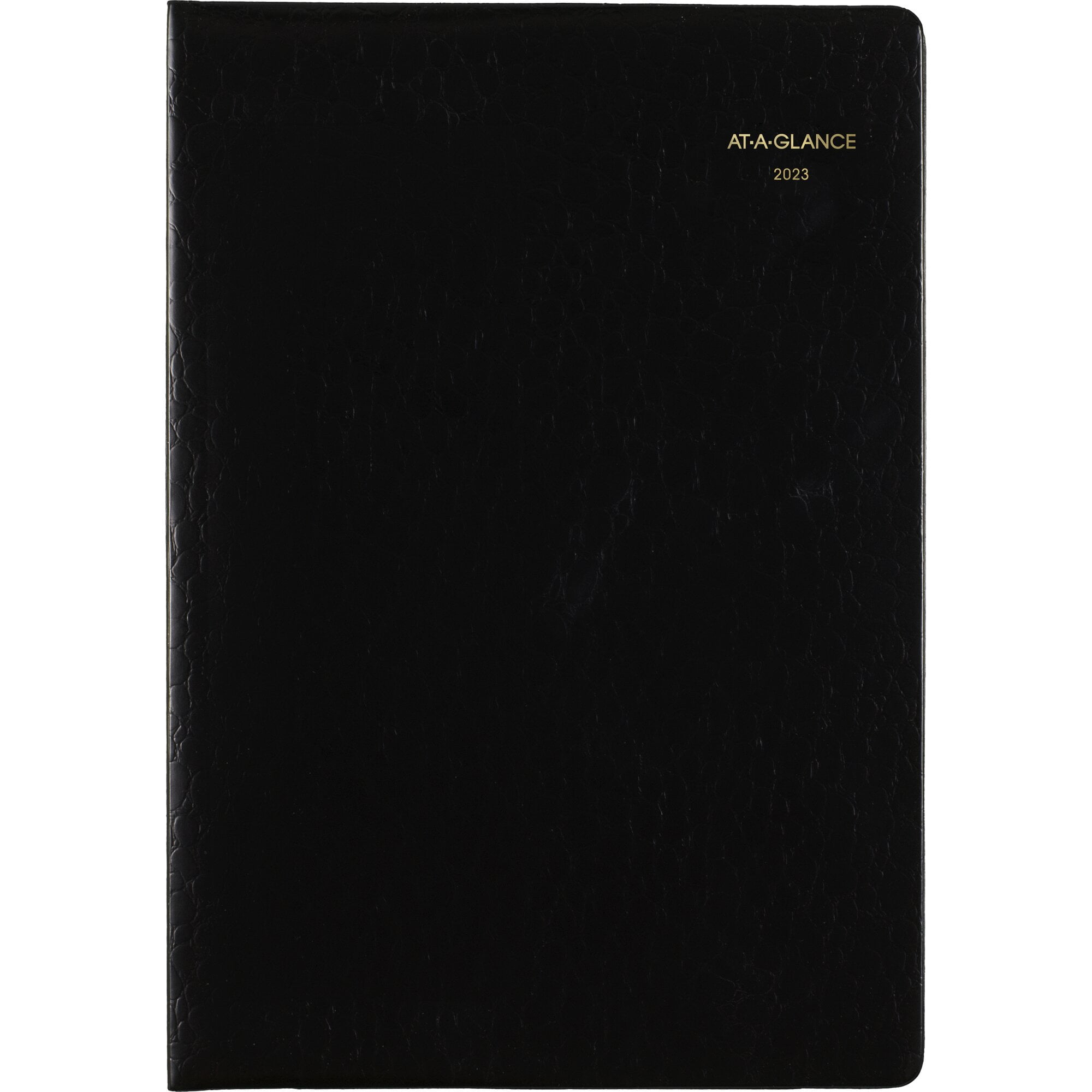 AT-A-GLANCE Designer Cover 2023 RY Monthly Planner, Black, Large, 7" x ...