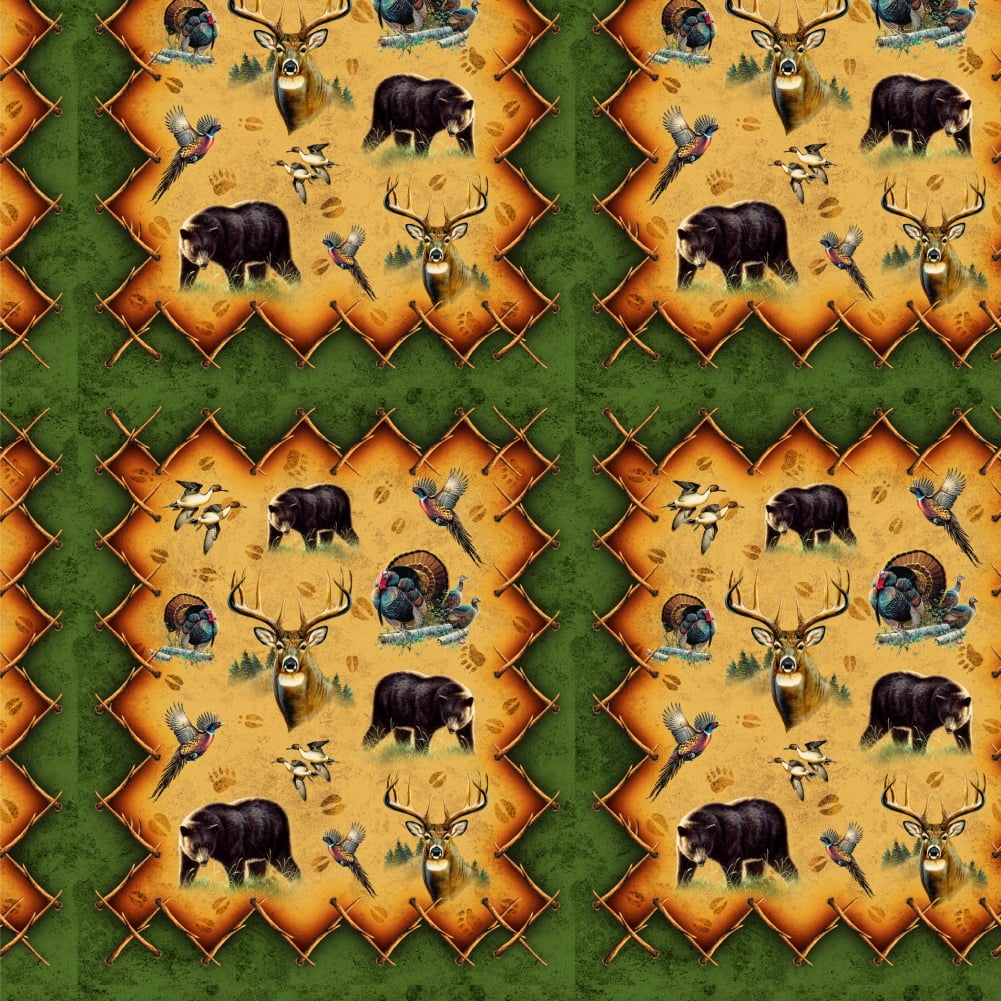 Deer Duck Pheasant Elk Bear Turkey Game Hunting Hunter Premium Roll ...