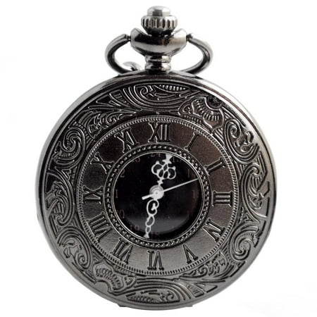 Rdeghly Quartz Movement Analog Classical Round Pocket Watch With Chain ...