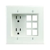Arlington Two Gang Recessed TV Box with Power, Low Voltage & Electrical ...